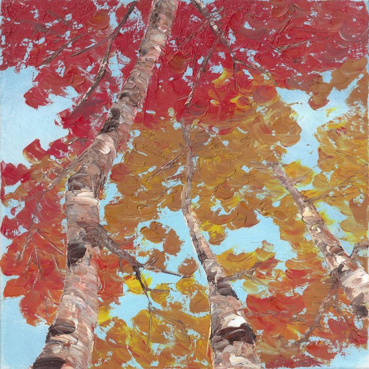 Autumn from Below - ElizabethPaintingCo - Paintings & Prints ...