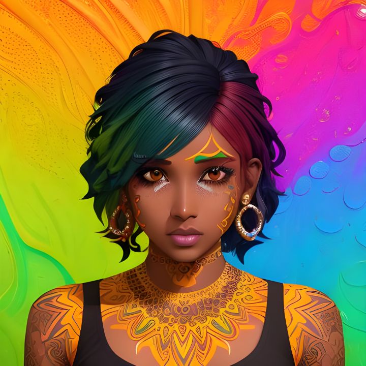 Body Art - Millionaire - Digital Art & AI, People & Figures, Fashion ...