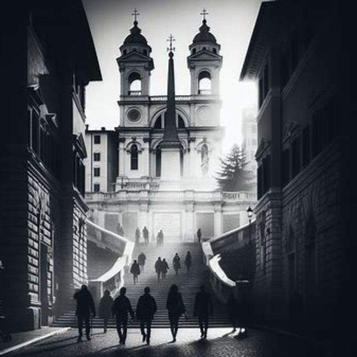 the Trinity of the Mounts in Rome - Artpleasuredesign - Digital Art ...