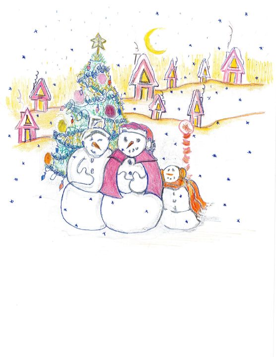 Christmas - Howard Bose - Drawings & Illustration, Animals, Birds ...