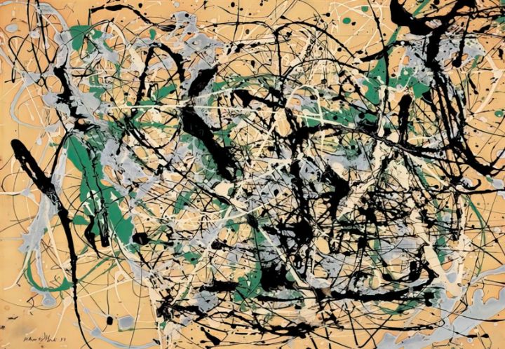NUMBER 17 1949 - Jackson Pollock - Paintings & Prints, Abstract ...