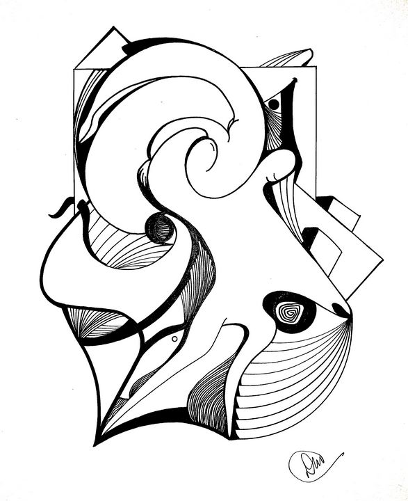 Abstract Pen Art
