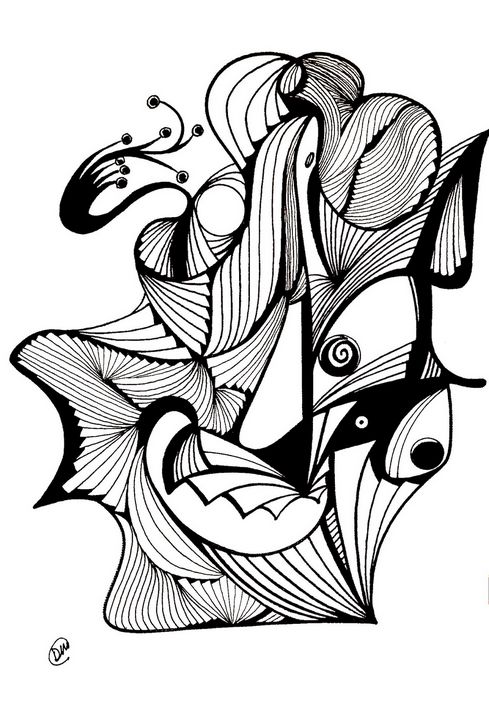 Abstract Moment 53 - ABSTRACT MOMENTS - Drawings & Illustration ...