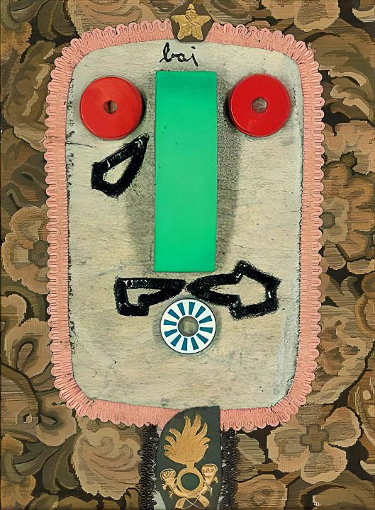 Enrico Baj - lovers art - Paintings & Prints, Abstract, Color - ArtPal