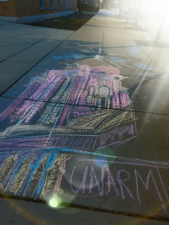 Local landmark inspired chalk 2019 2 - You want a piece of me ...