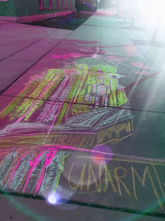 Local landmark inspired chalk 2019 4 - You want a piece of me ...
