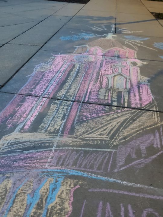 Local landmark inspired chalk 2019 5 - Andrea Sturm - Drawings ...