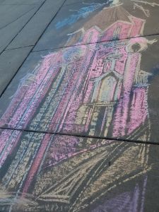 Local landmark inspired chalk 2019 2 - Vitalize Humanity - Drawings ...