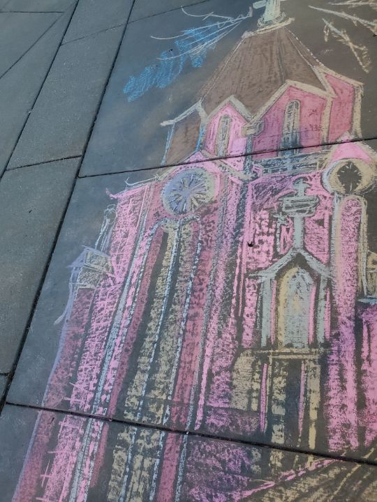 Local landmark inspired chalk 2019 7 - Vitalize Humanity - Drawings ...