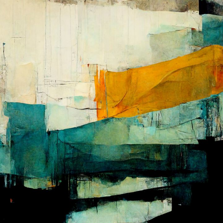 Blest Waters - Alex Lansky - Paintings & Prints, Abstract, Landscape ...