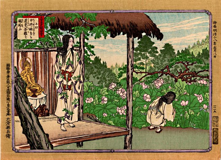 Chujo-hime at Taima-dera - BE Artful - Paintings & Prints, People ...