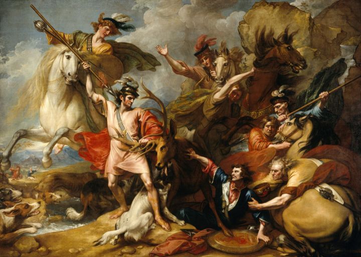Alexander III of Scotland Rescued fr - Great Art Library - Paintings ...