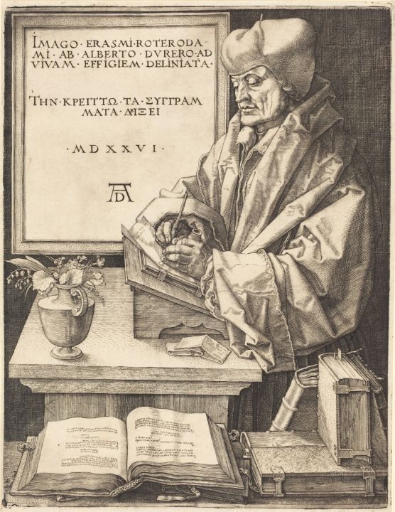 Erasmus of Rotterdam - Great Art Library - Paintings & Prints, People ...