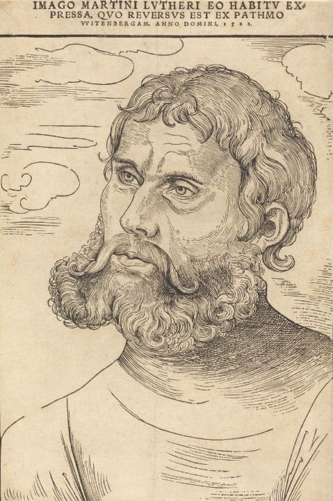 Luther as 'Junker Jorg' - Great Art Library - Paintings & Prints ...