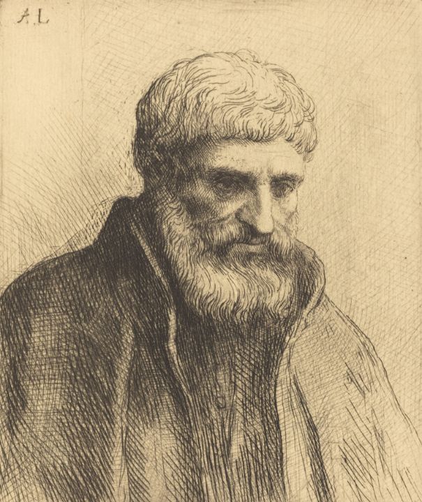 Study of an Old Man - Great Art Library - Paintings & Prints, People ...