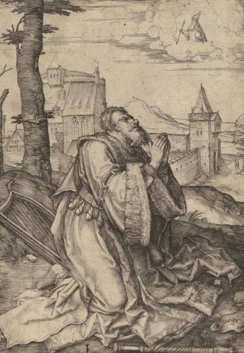 David Praying - Great Art Library - Paintings & Prints, People ...