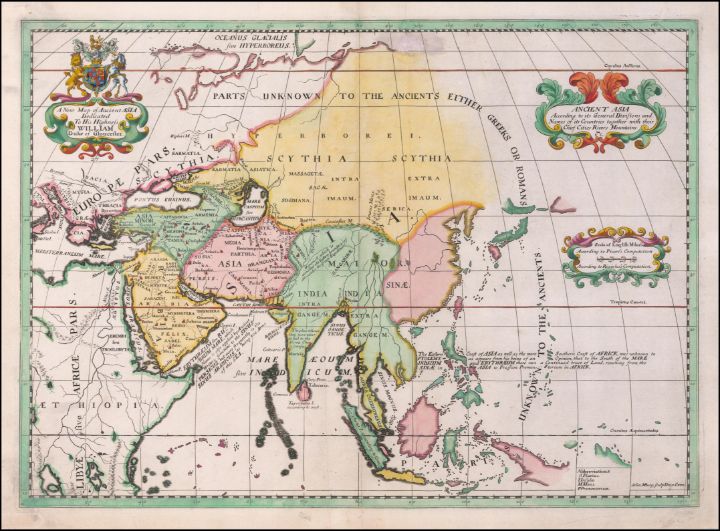 A New Map of Ancient Asia Dedicated - Great Art Library - Paintings ...