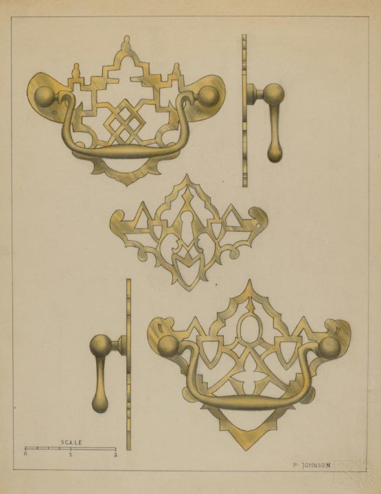 Drawer Pulls and Key Plate - Great Art Library - Paintings & Prints ...