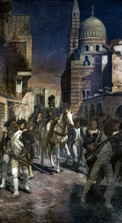 Entry of General Dupuy in Cairo 1899 - Great Art Library - Paintings ...