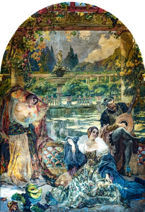 Love happy source of life at forty - Great Art Library - Paintings ...