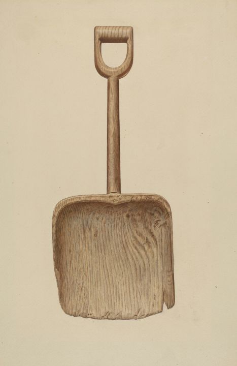 Wooden Shovel - Great Art Library - Paintings & Prints, People ...