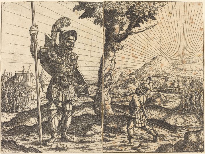 David and Goliath - Great Art Library - Paintings & Prints, People ...