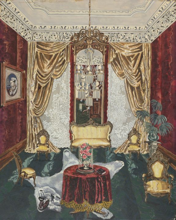 Townhouse Parlor - Great Art Library - Paintings & Prints, People ...