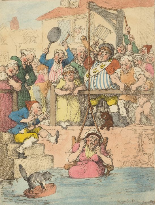 Ducking a Scold - Great Art Library - Paintings & Prints, People ...
