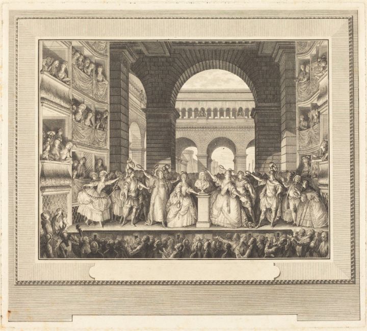 Couronnement de Voltaire - Great Art Library - Paintings & Prints ...