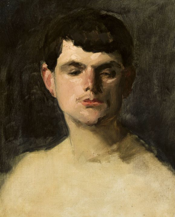 Study of a male head - Great Art Library - Paintings & Prints, People ...