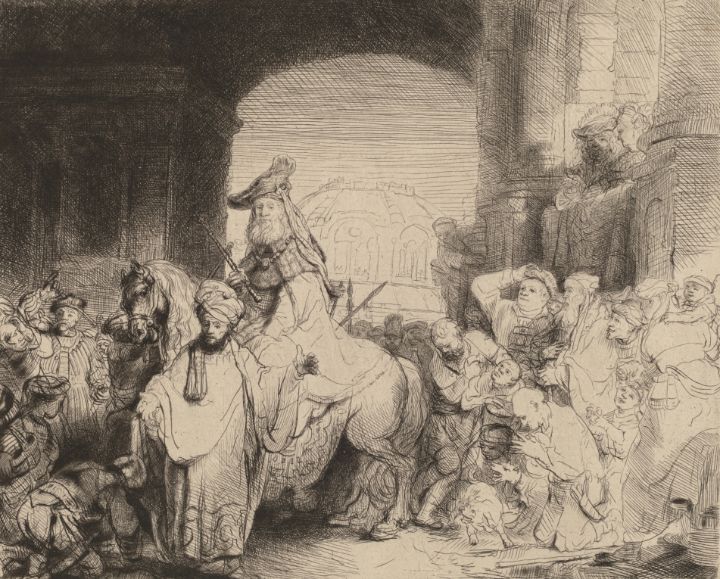 The Triumph of Mordecai - Great Art Library - Paintings & Prints ...