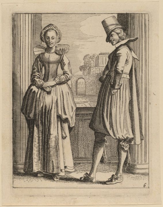 Two Figures in Costume - Great Art Library - Paintings & Prints, People ...