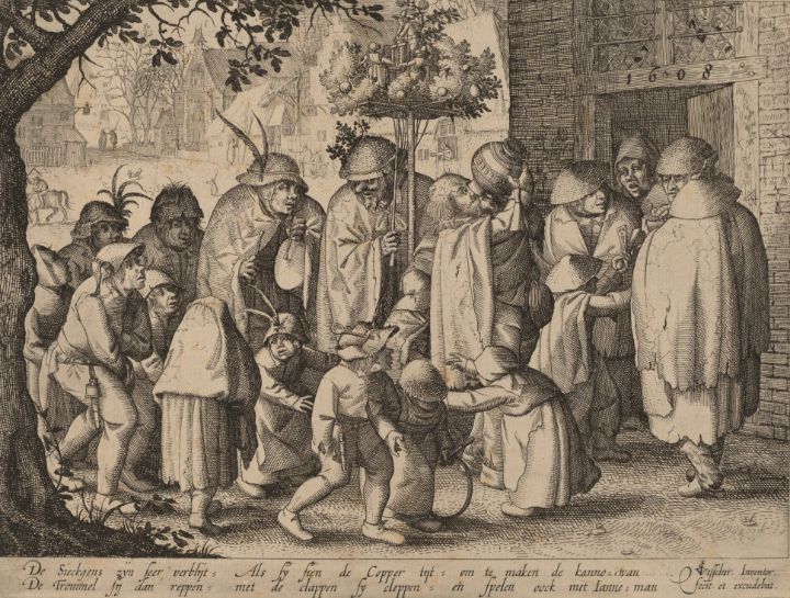 Procession of Feasting Lepers - Great Art Library - Paintings & Prints ...