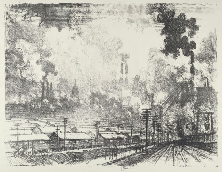 The Coal Mine - Great Art Library - Paintings & Prints, People ...