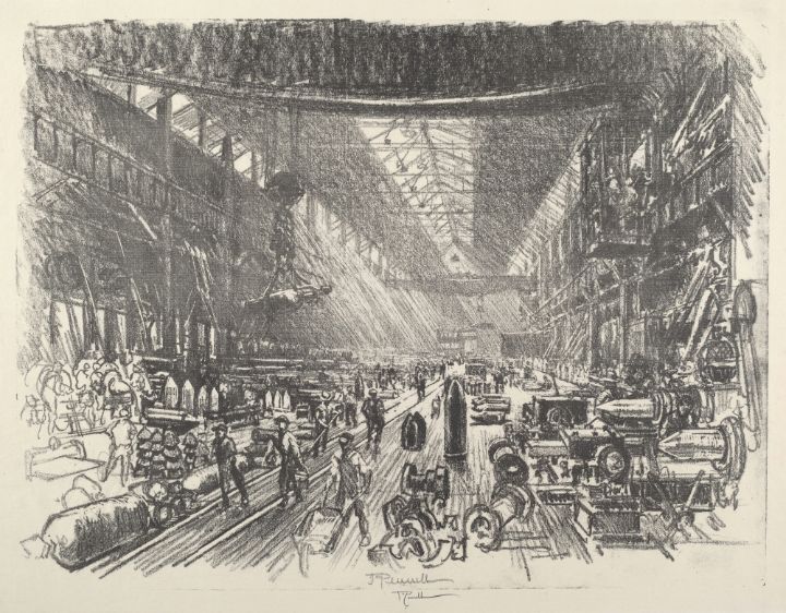 Shell Factory - Great Art Library - Paintings & Prints, People ...