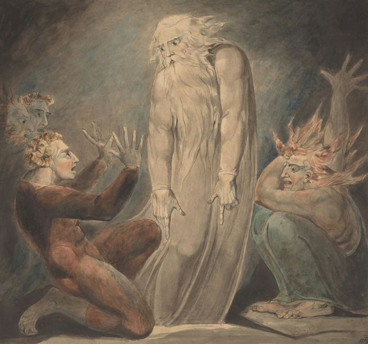 The Ghost of Samuel Appearing to Sau - Great Art Library - Paintings ...