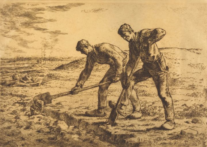 The Diggers - Great Art Library - Paintings & Prints, People & Figures ...