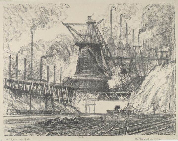 The Big Mill - Great Art Library - Paintings & Prints, People & Figures ...