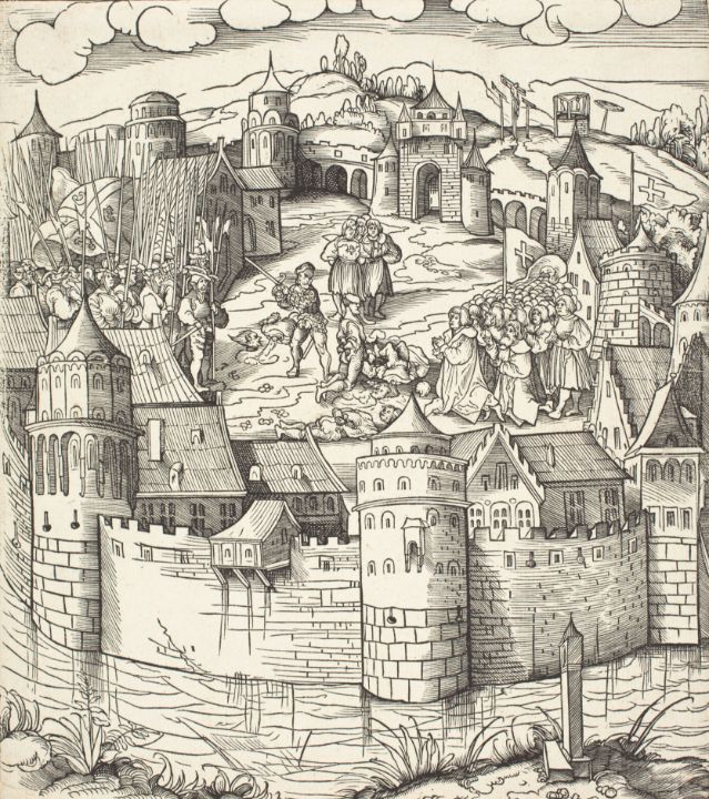 Medieval Executioner Woodcut