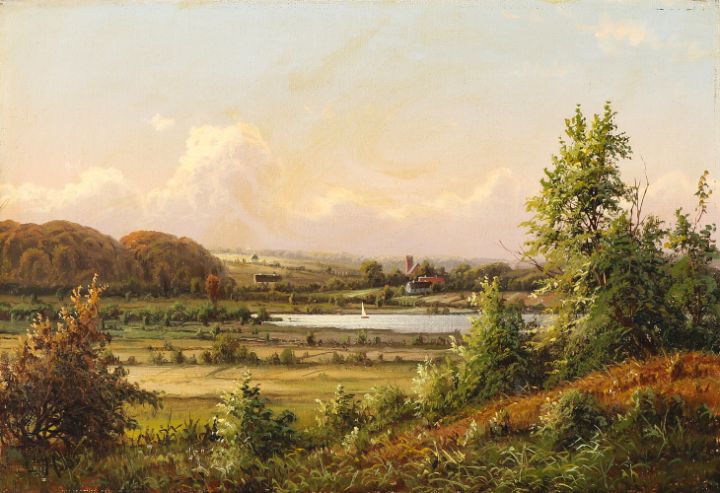 Danish landscape summer - Great Art Library - Paintings & Prints ...