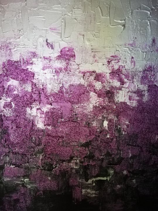Textured wall - Maria - Paintings & Prints, Abstract, Color - ArtPal