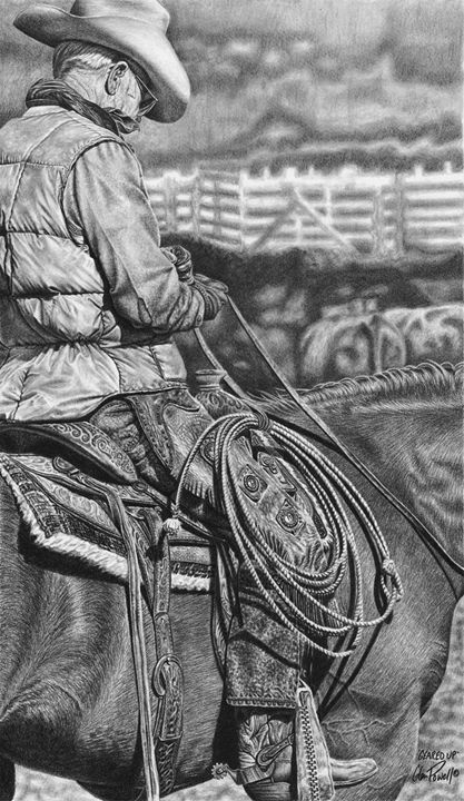 Geared Up - Glen Powell Fine Art Pencil Drawings - Drawings ...