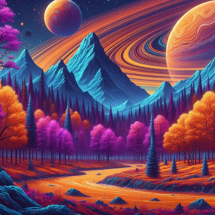 a fall landscape with trees - Digital Arts - Photography, Landscapes ...