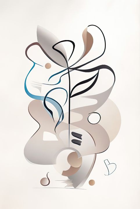 A Symphony of Curves and Lines - Peter Balan - Digital Art & AI ...