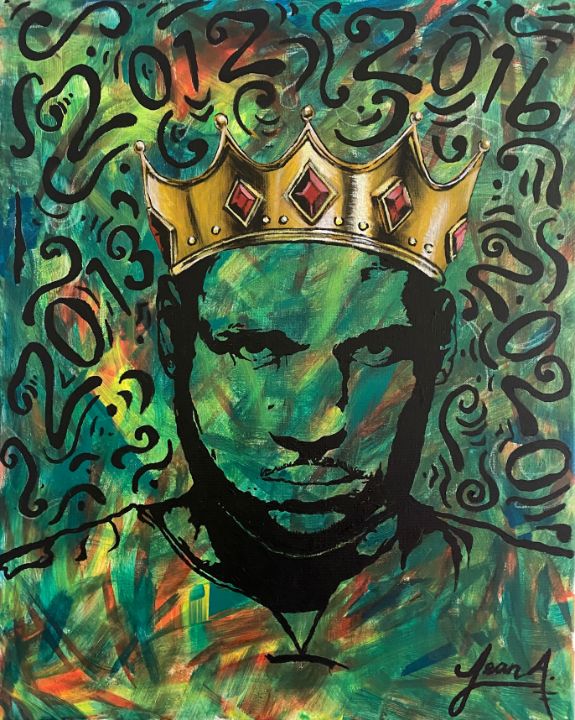 The King - J.A. - Paintings & Prints, Sports & Hobbies, Basketball - ArtPal