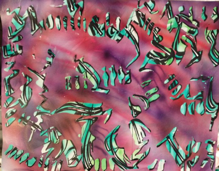Scratchy Vines - SierraJohn - Paintings & Prints, Abstract, Other ...