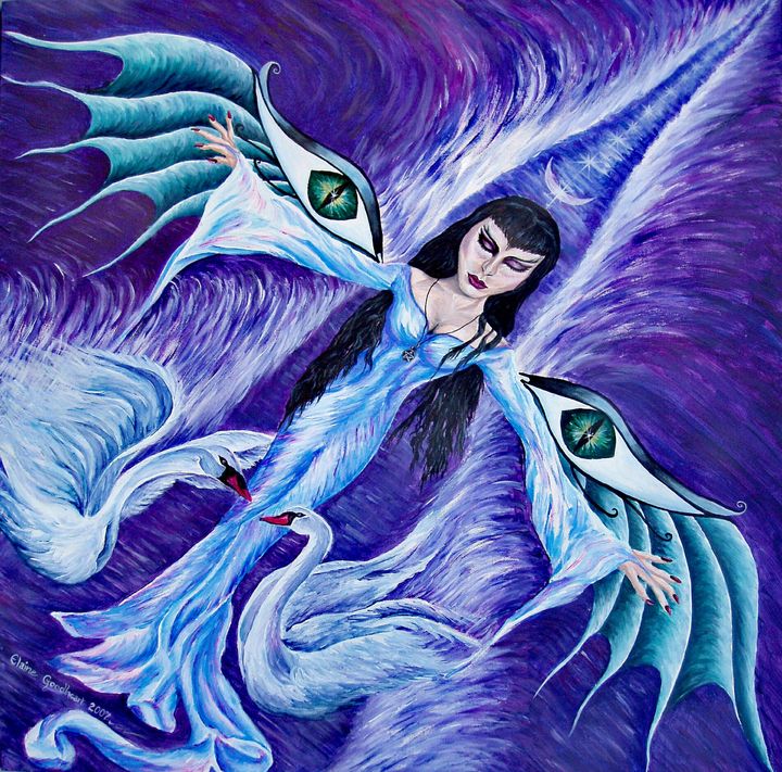 Aradia - Elaine Goodheart - Paintings & Prints, Fantasy & Mythology, Magical, Wizards & Witches ...