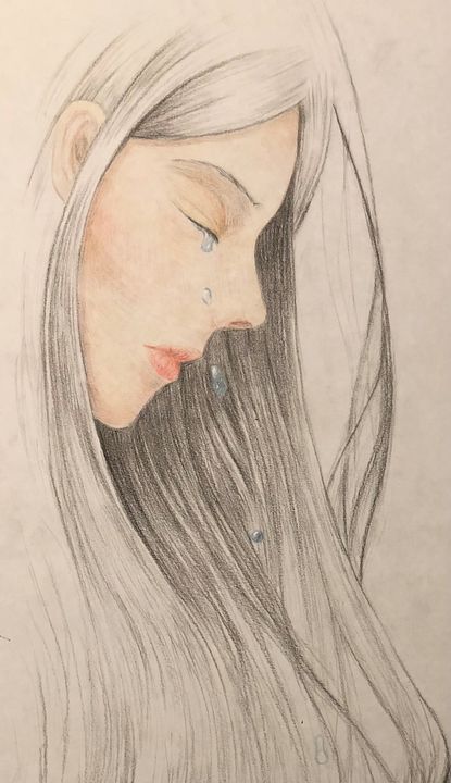 Cry - izoaix - Drawings & Illustration, People & Figures, Portraits ...