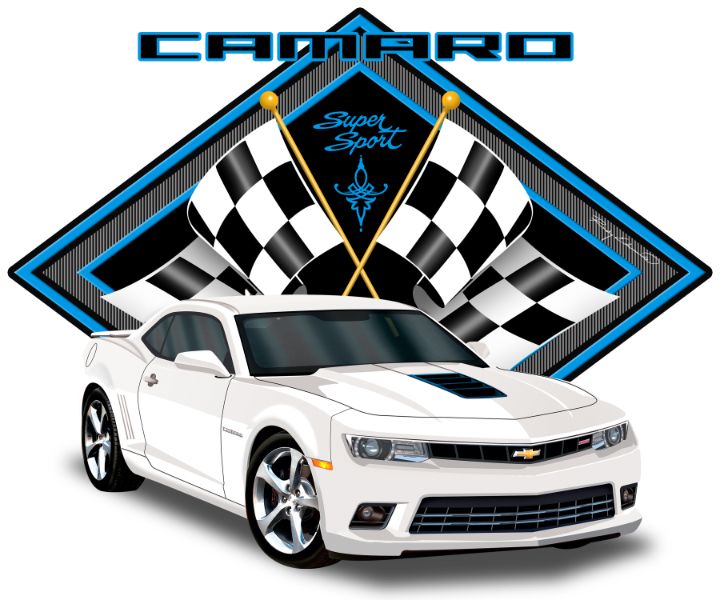 2014 Chevrolet Camaro Art Print - Studio21Graphix - Digital Art & AI ...