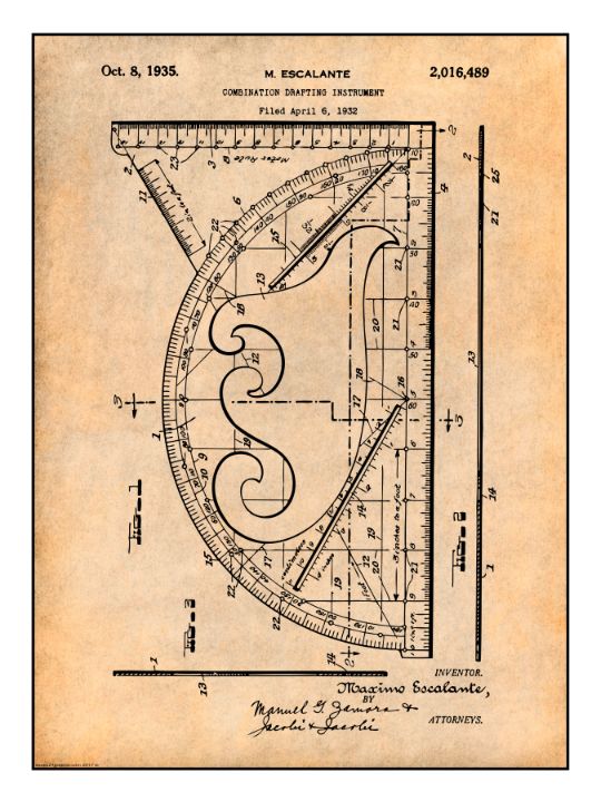 1932 Combination Drafting Instrument - Studio21Graphix - Digital Art ...